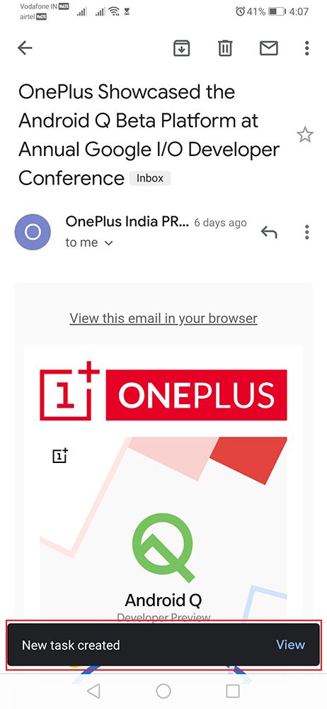 Gmail for Android gets Google Tasks integration for higher productivity