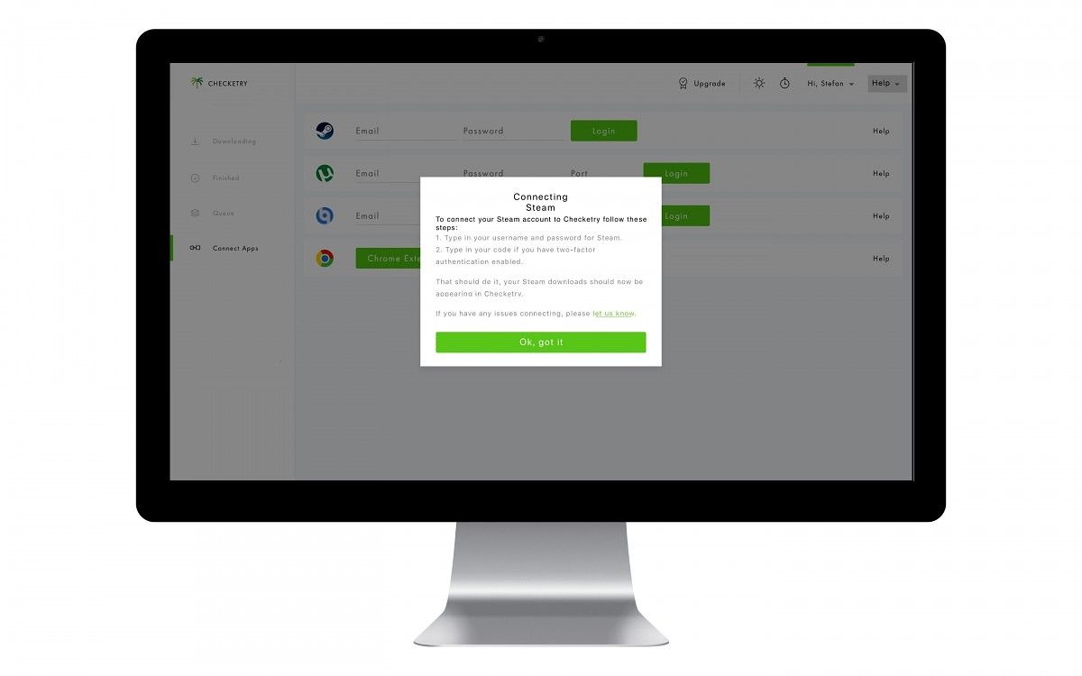 Checketry is a download manager that syncs progress between desktop and ...