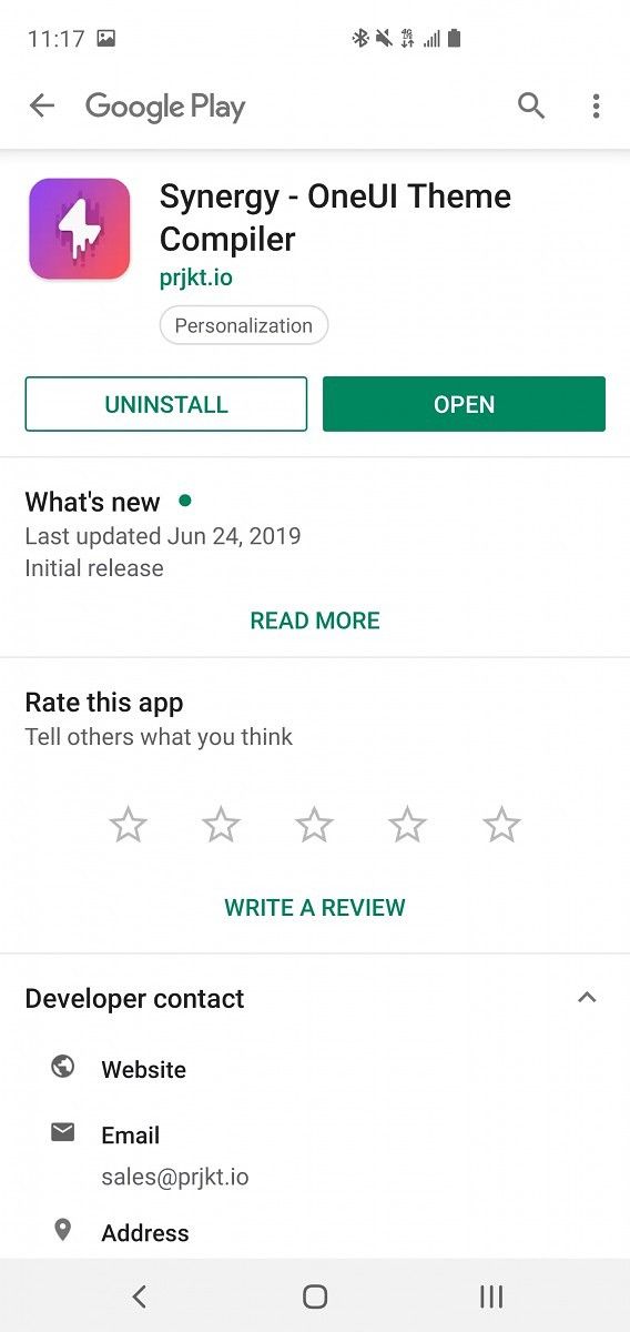 Install Substratum custom themes on Samsung Galaxy phones on One UI
