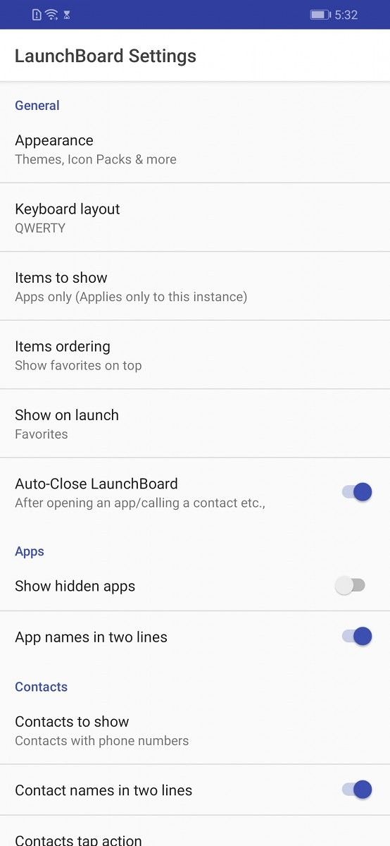 LaunchBoard is an app drawer replacement with a theme engine