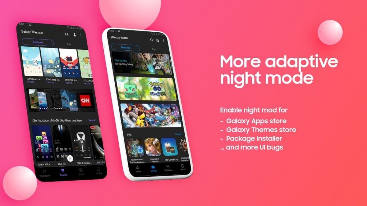 Some of the best Synergy themes for your One UI phone