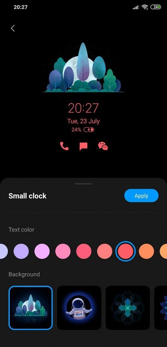 MIUI gets new clock designs for ambient displays on Xiaomi smartphones