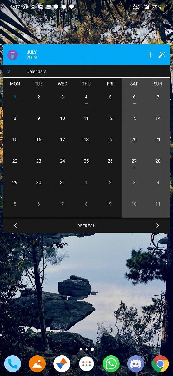 "Everyday" is a beautiful new Material Theme calendar widget