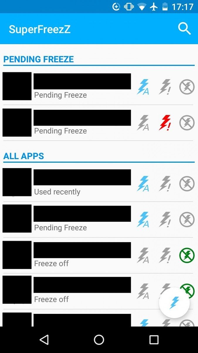 SuperFreezZ is an open source alternative to Greenify that kills apps ...