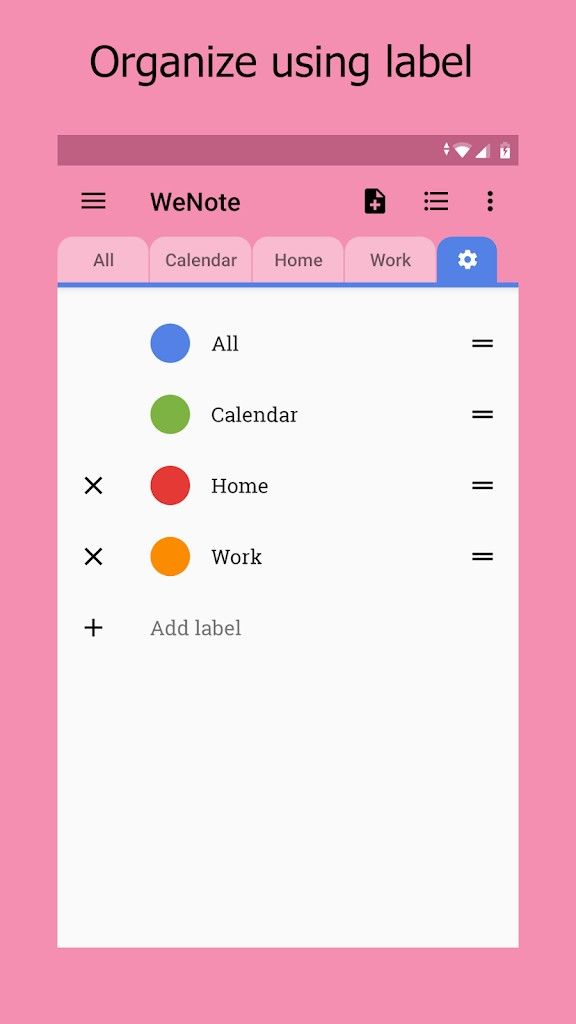 WeNote is a Google Keep alternative with a built-in calendar and Google ...