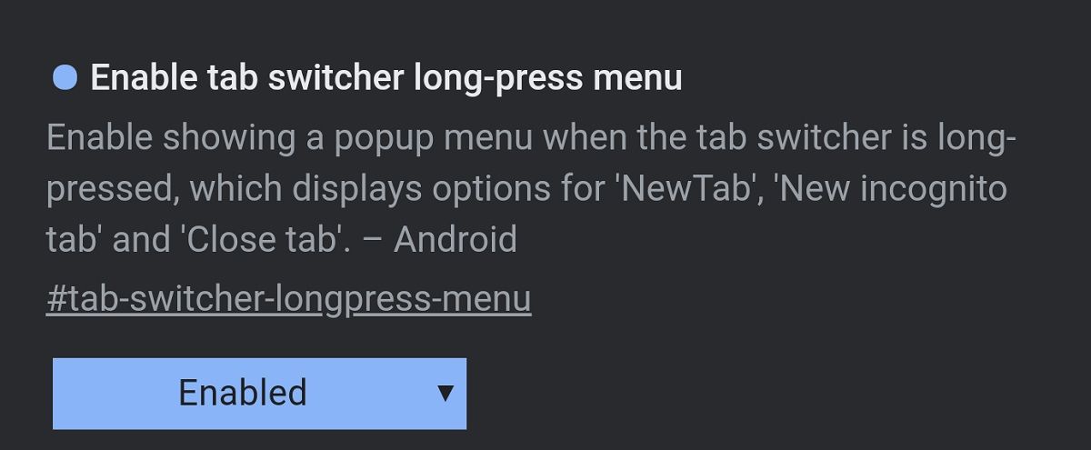 Chrome for Android tests a new shortcut to open the tab switcher menu Chrome for Android tests a new shortcut to open the tab switcher menu