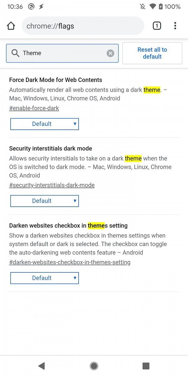 [Update 3: Flag for Settings Toggle Live] Google Chrome's dark mode may also darken web pages