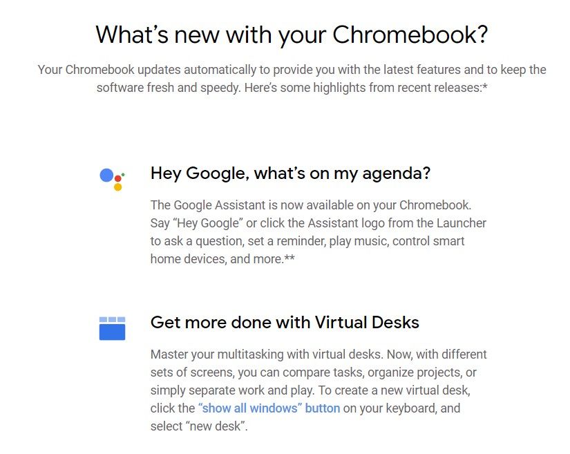 Chrome OS 76 released with virtual desktops and new media controls