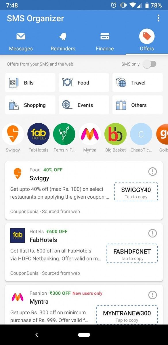 Microsoft SMS Organizer is now available in the U.S. and other countries