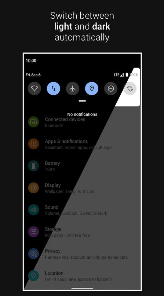 Android 10 Dark Mode: How to set a schedule for it