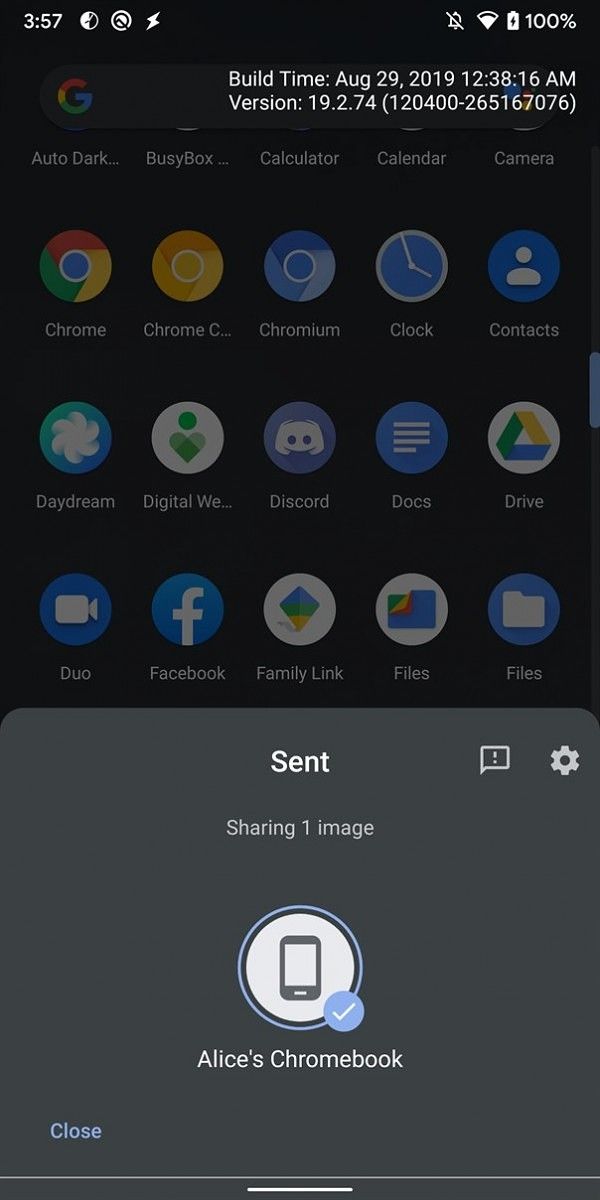 Google Fast Share gets a revamped share sheet and new settings location