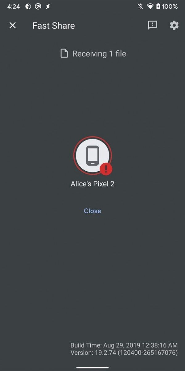 Google Fast Share gets a revamped share sheet and new settings location