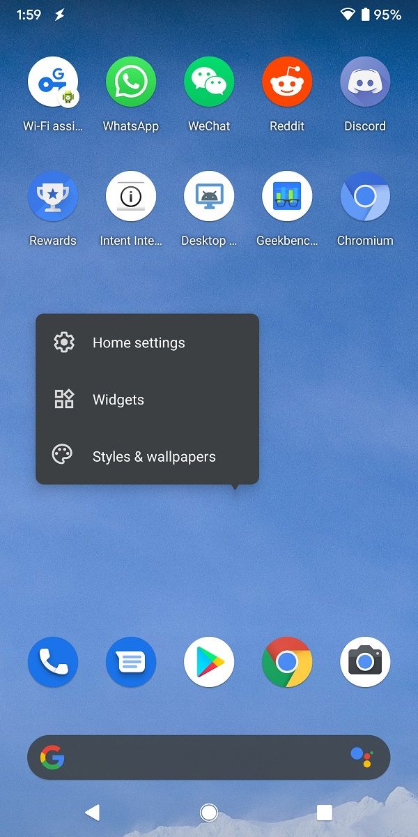 This is likely the Google Pixel Themes app for customizing Android 10