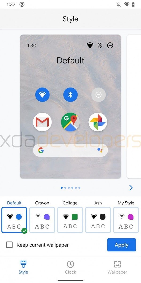 This is likely the Google Pixel Themes app for customizing Android 10