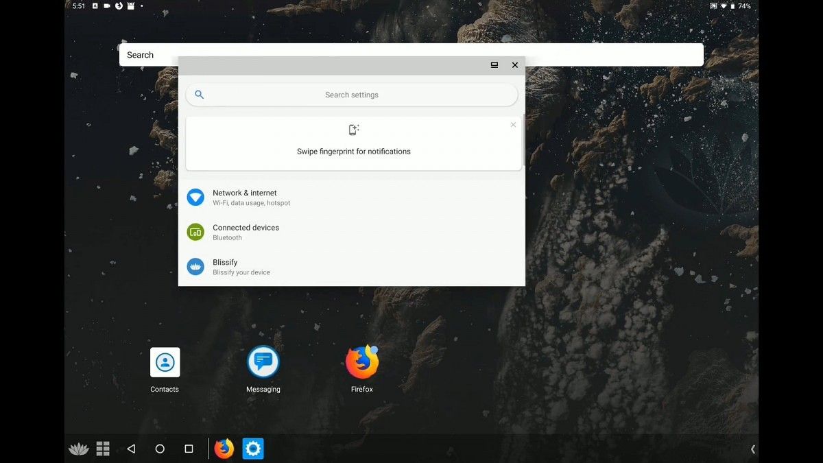 Bliss OS, an Android ROM for desktop PC, now supports Vulkan Graphics