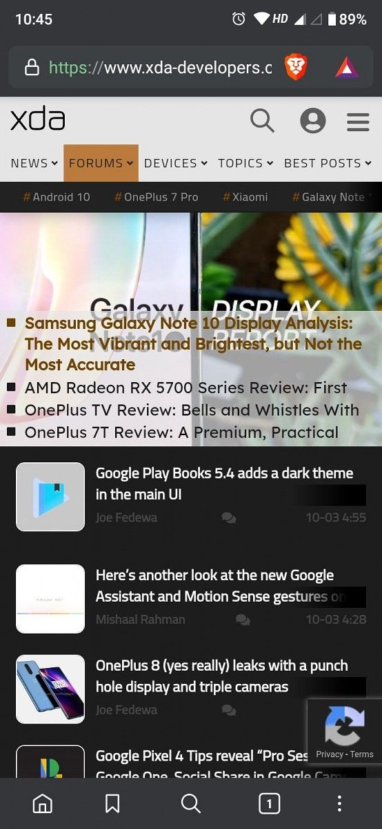 Brave Browser adds a dark theme in version 1.4.0