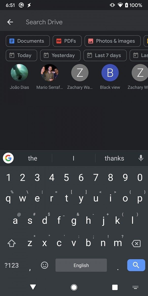 Google Drive tests new Search UI, Starting Tab setting in latest update