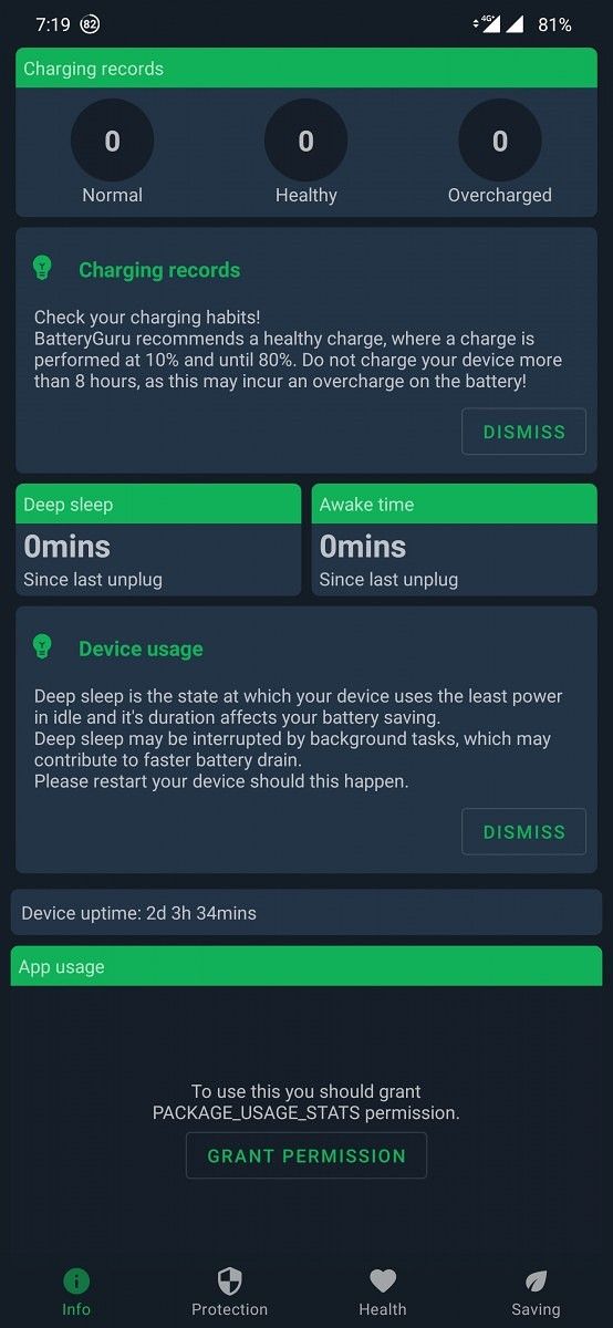 BatteryGuru helps you track usage and optimize battery health for longevity