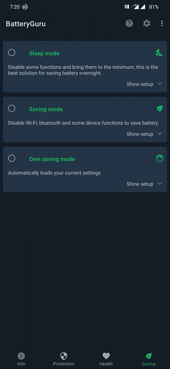 BatteryGuru helps you track usage and optimize battery health for longevity