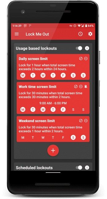 "Lock Me Out" is a more powerful version of Digital Wellbeing's Focus Mode