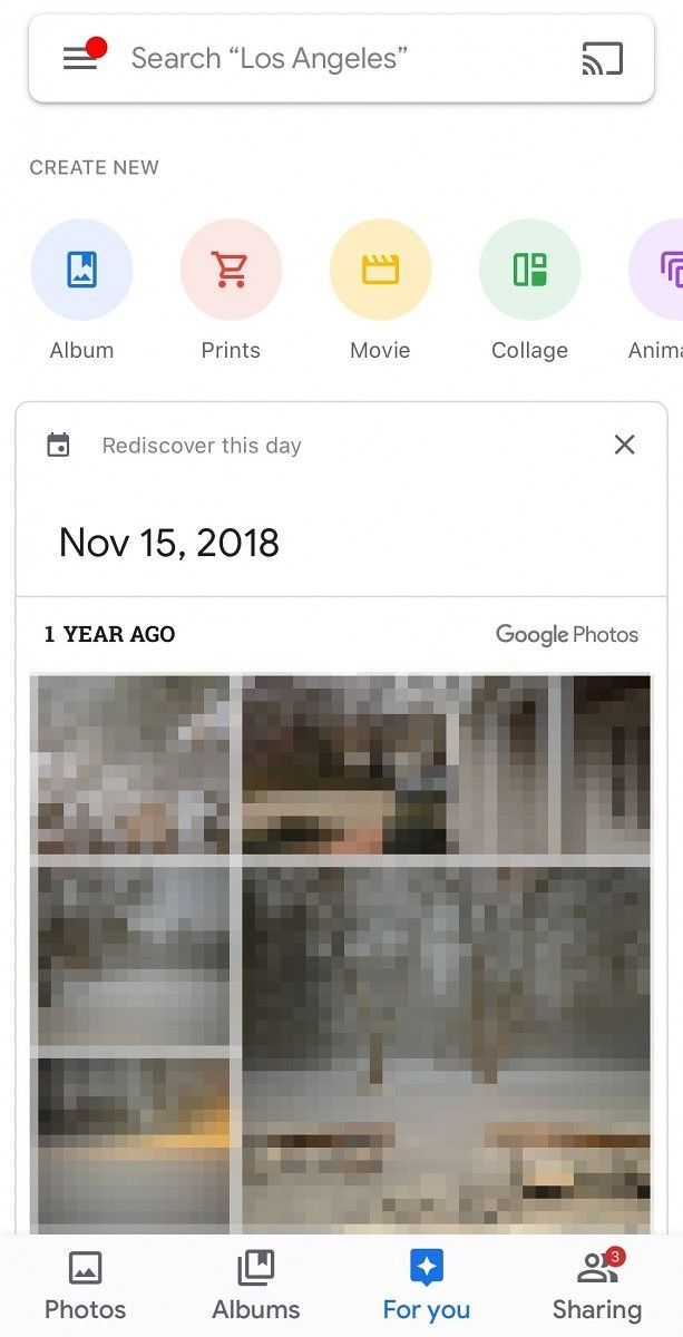 Google Photos' Assistant tab is now called "For You"