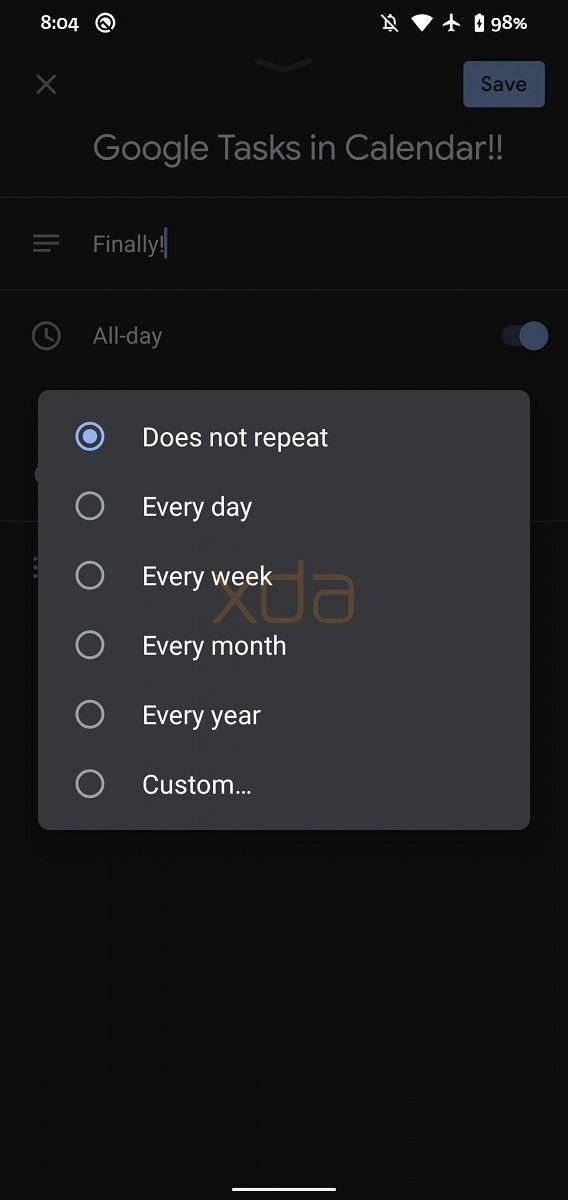 Google Calendar finally begins testing integration with Google Tasks