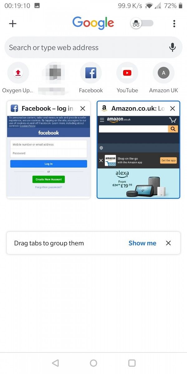 A Look At Chromes New Tab Design Ars Technica Google Chrome | Web