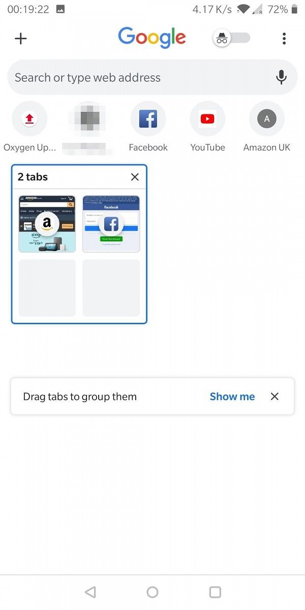 Google tests a radically new UI for Chrome's new tab page