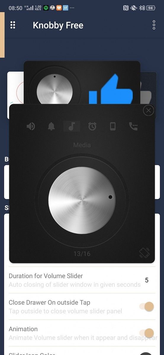 Knobby Volume Control turns your Android phone's volume slider into a ...