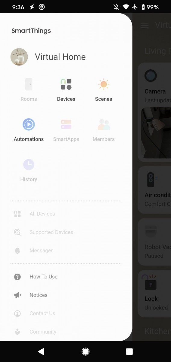 Samsung SmartThings 1.7.43-22 adds a new "Virtual Home" feature and at ...