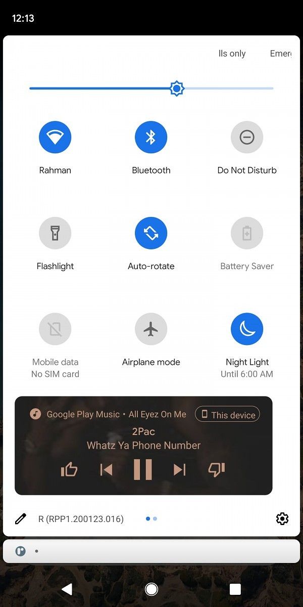 Android 11 might move the music player to the Quick Settings panel