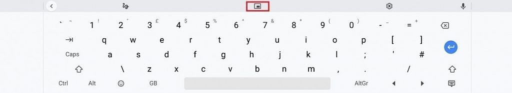 The floating keyboard in Chrome OS will soon be resizable