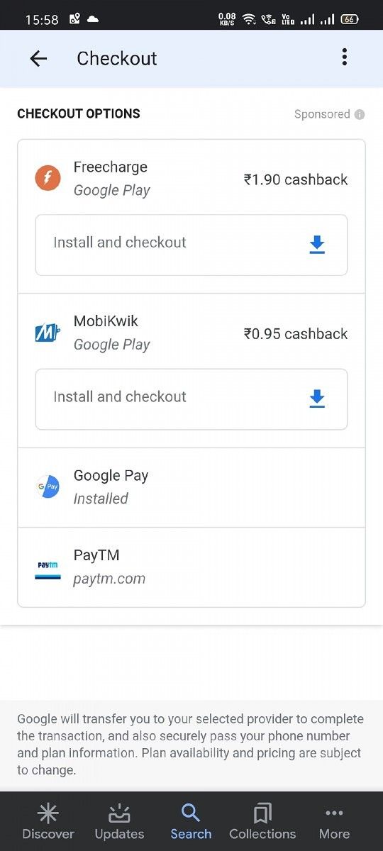 Google Search now lets you recharge your prepaid phone