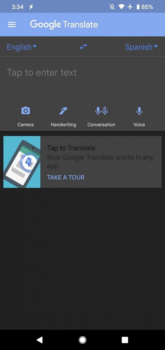 [Update: Rolling out] Google Translate 6.5 tests Android 10 dark mode ...