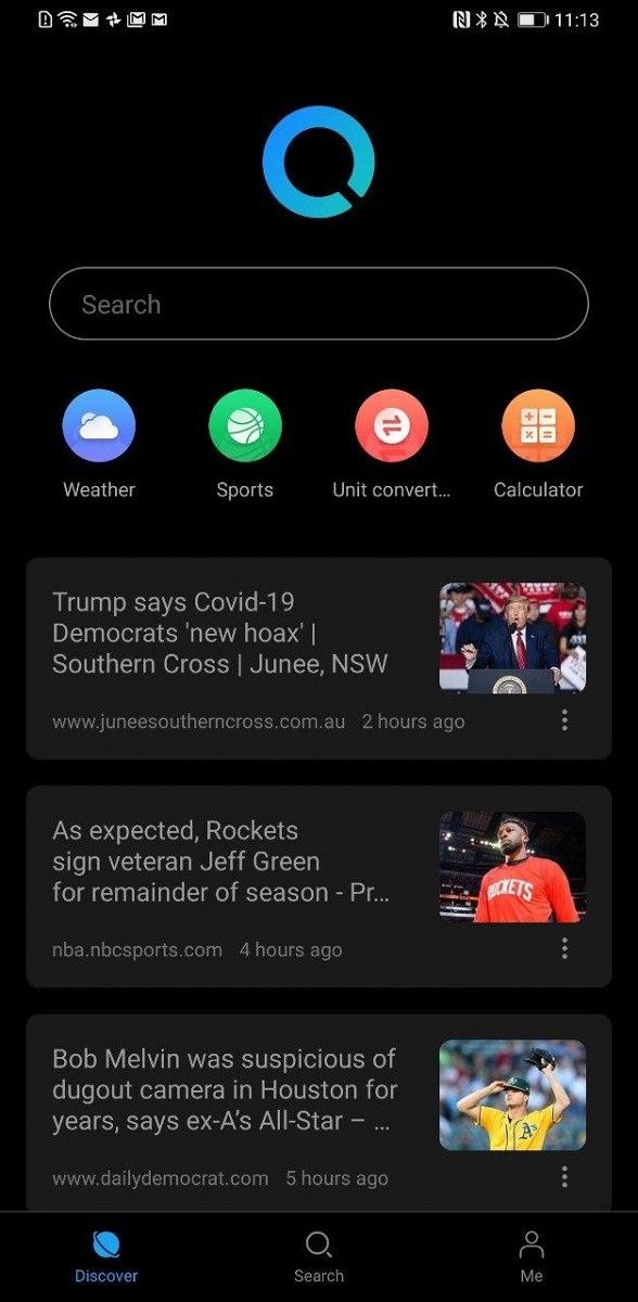 Huawei Search is an alternative to Google App for Huawei smartphones