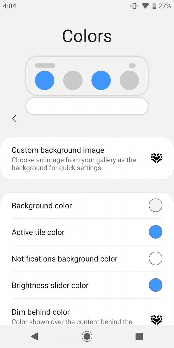 One Shade themes your notification panel to be like Samsung's One UI