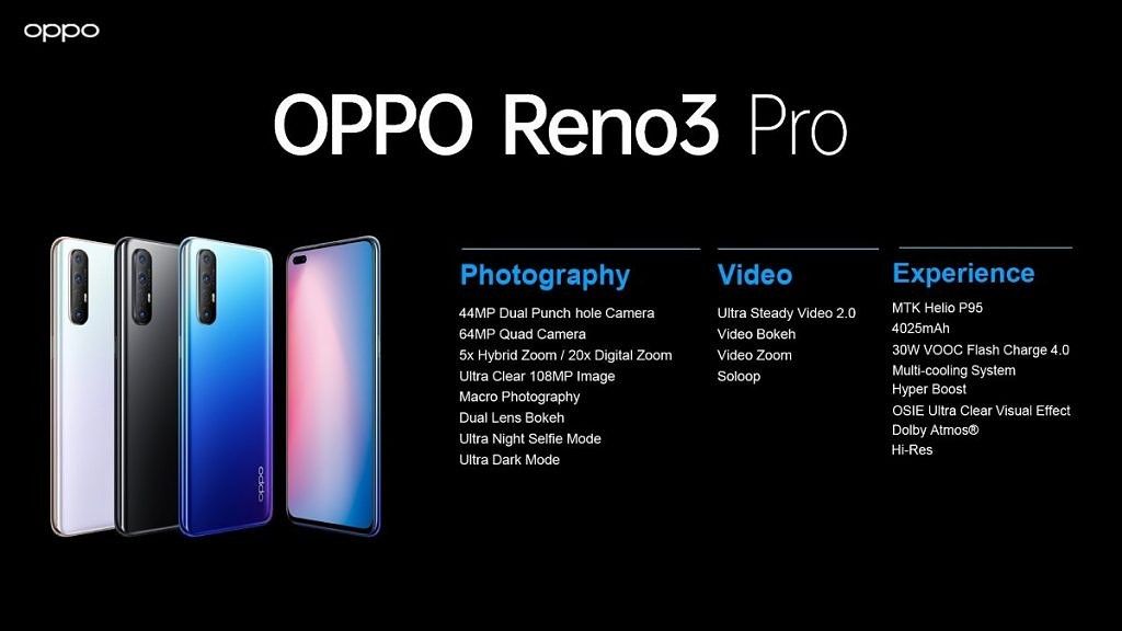 OPPO Reno3 Pro launches internationally with quad rear cameras and more