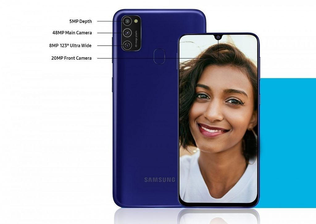 Samsung Galaxy M21 with 6,000mAh battery, 20MP front camera launched in ...