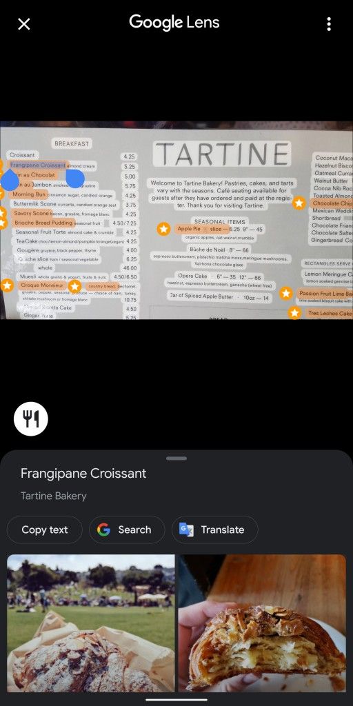 Google Maps gets integrated menu scanning from Google Lens
