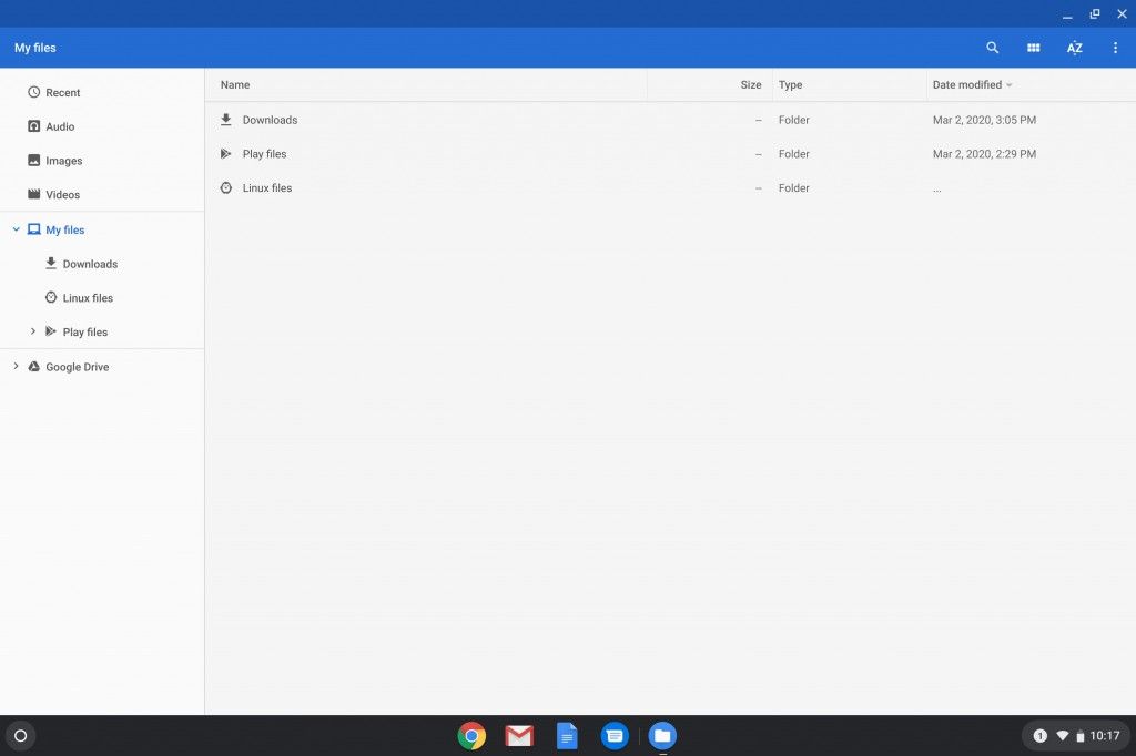 Chrome OS 82 tests Material Theme for Files and revamped Linux terminal