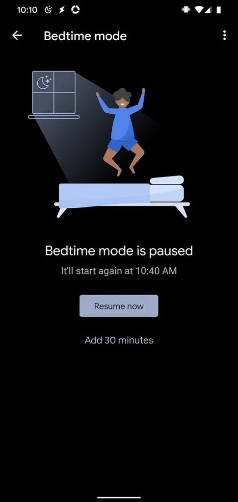 Digital Wellbeing v1.0.3 renames Wind Down to Bedtime Mode