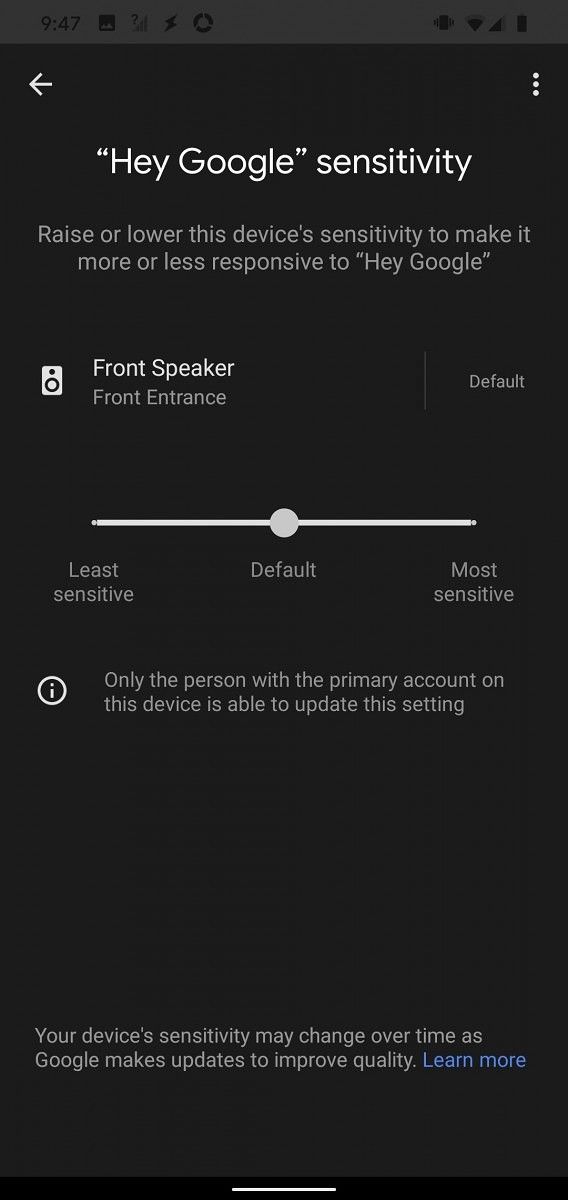 Google is rolling out "Hey Google" sensitivity controls for Google ...