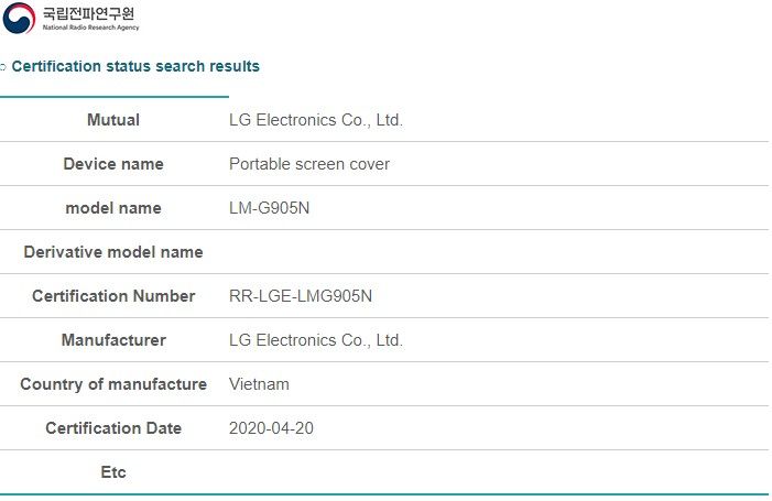The LG Velvet may support LG's Dual Screen accessory and Active Pens