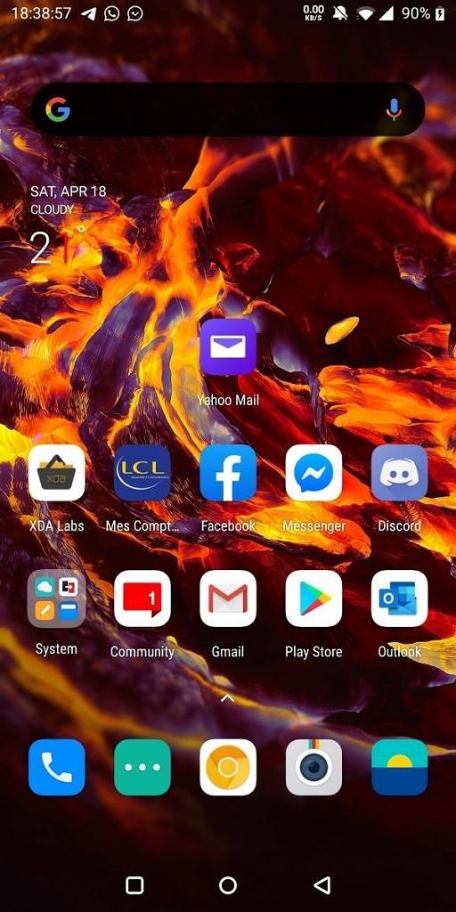 Download the new Hydrogen Icon Pack from the OnePlus 8