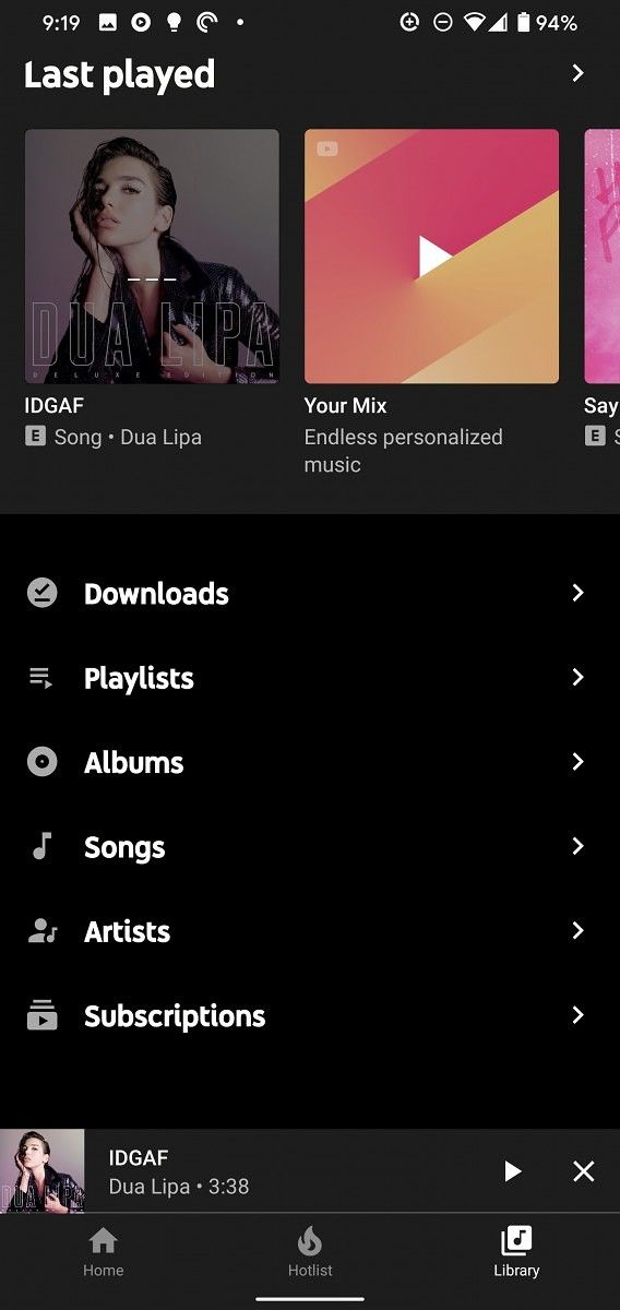 YouTube Music Library now works more like Google Play Music
