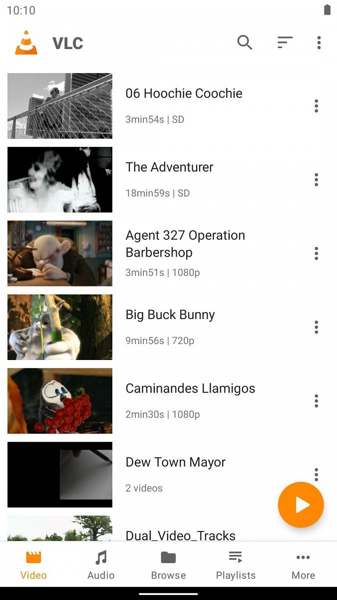 VLC 3.3.0 beta for Android adds a new UI with a bottom navigation bar