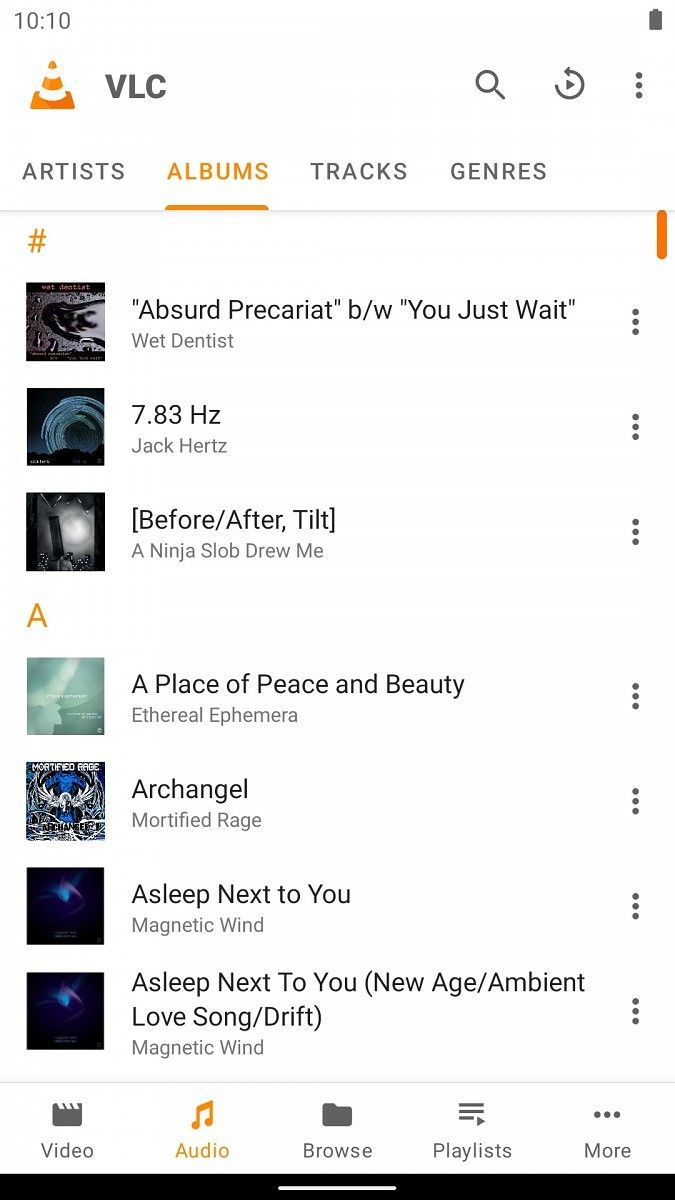 VLC 3.3.0 beta for Android adds a new UI with a bottom navigation bar