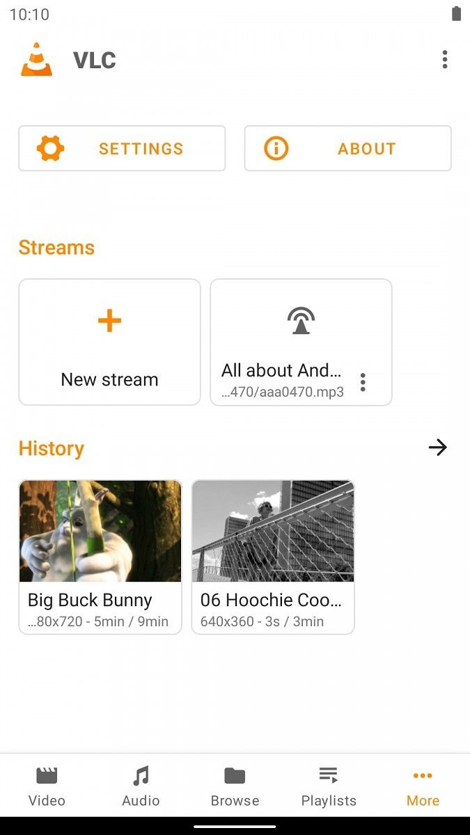 VLC 3.3.0 beta for Android adds a new UI with a bottom navigation bar