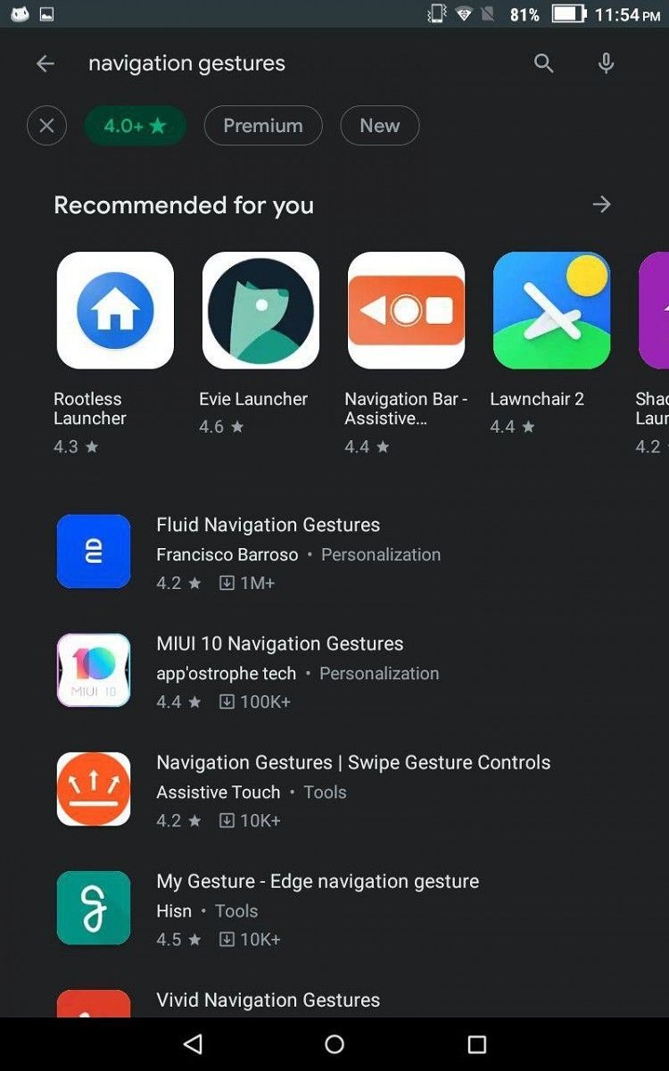 Google Play Store tests search filters for ratings, "Editor's Choice ...
