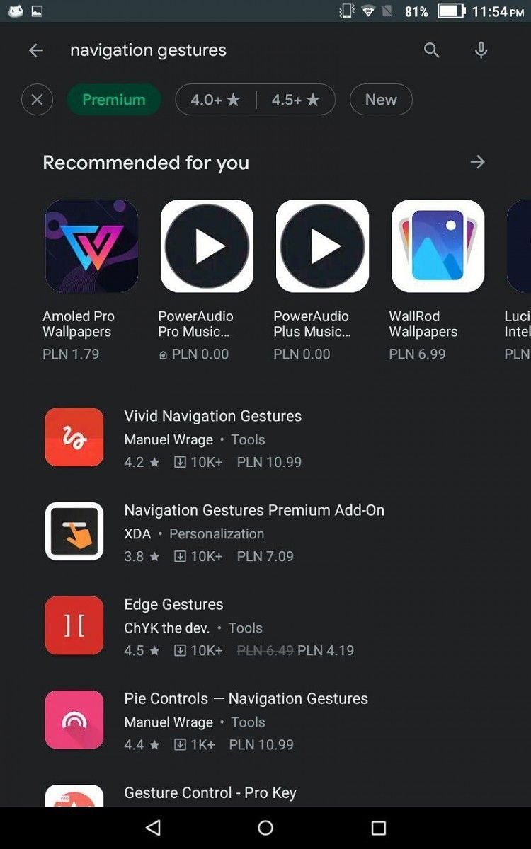 Google Play Store tests search filters for ratings, "Editor's Choice ...